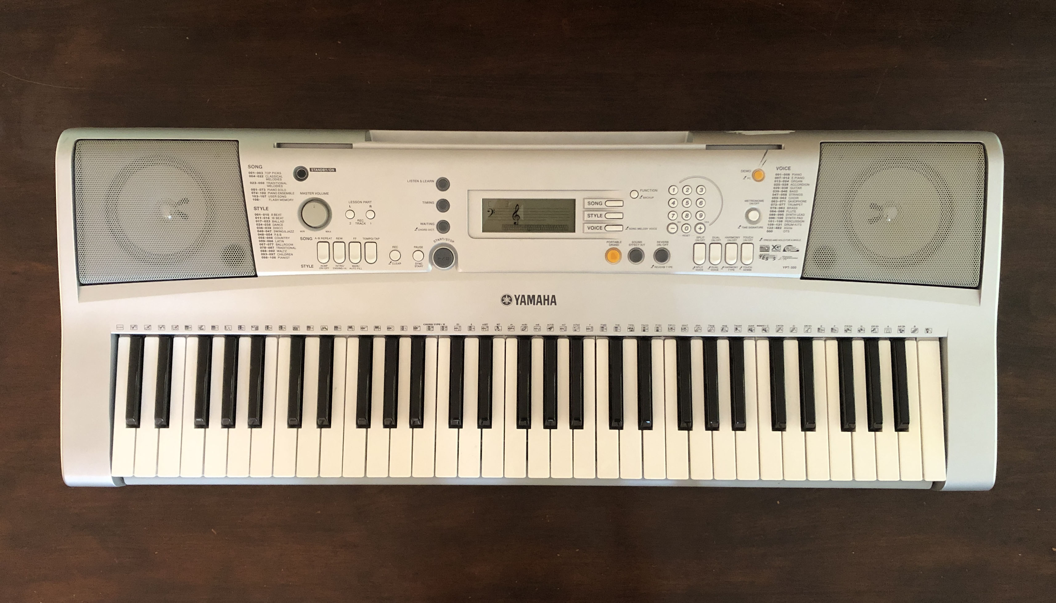 Yamaha YPT-300 photo gallery - Syntaur